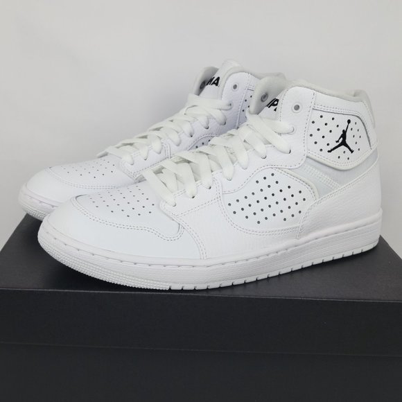 Nike | Shoes | Nike Jordan Access White White Pale Ivory Ar37620 Mens ...